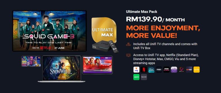 Ultimate Max Pack Unifi TV – Nikmati Hiburan Tanpa Batas!